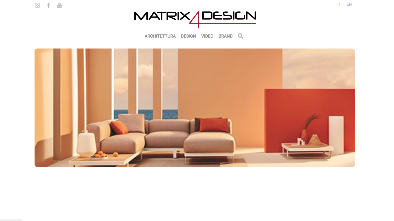 Innovative, contemporary, multimedia: this is the new Matrix4Design