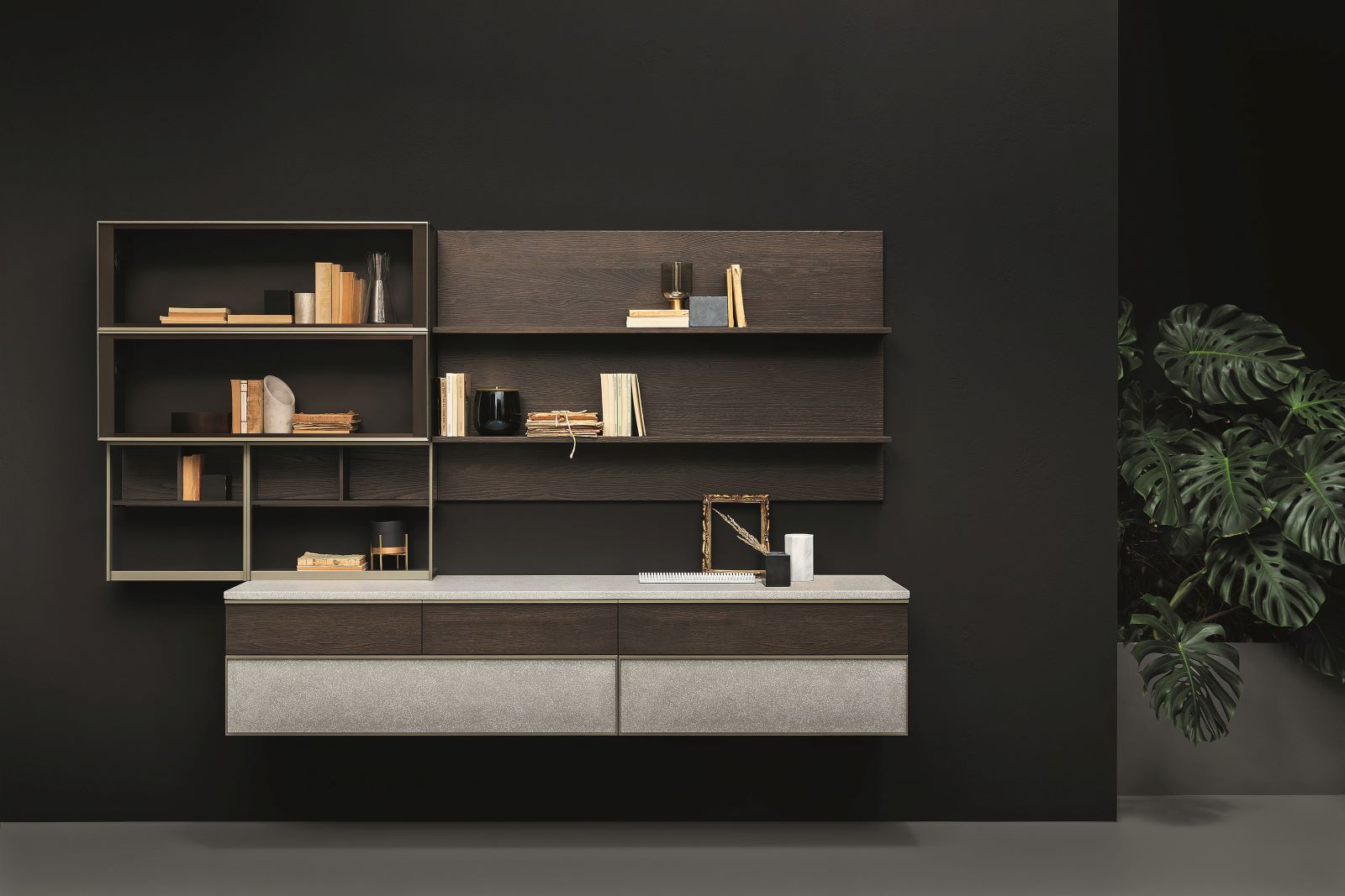 Librerie e madie Quari, Novello debutta nell'ambiente living