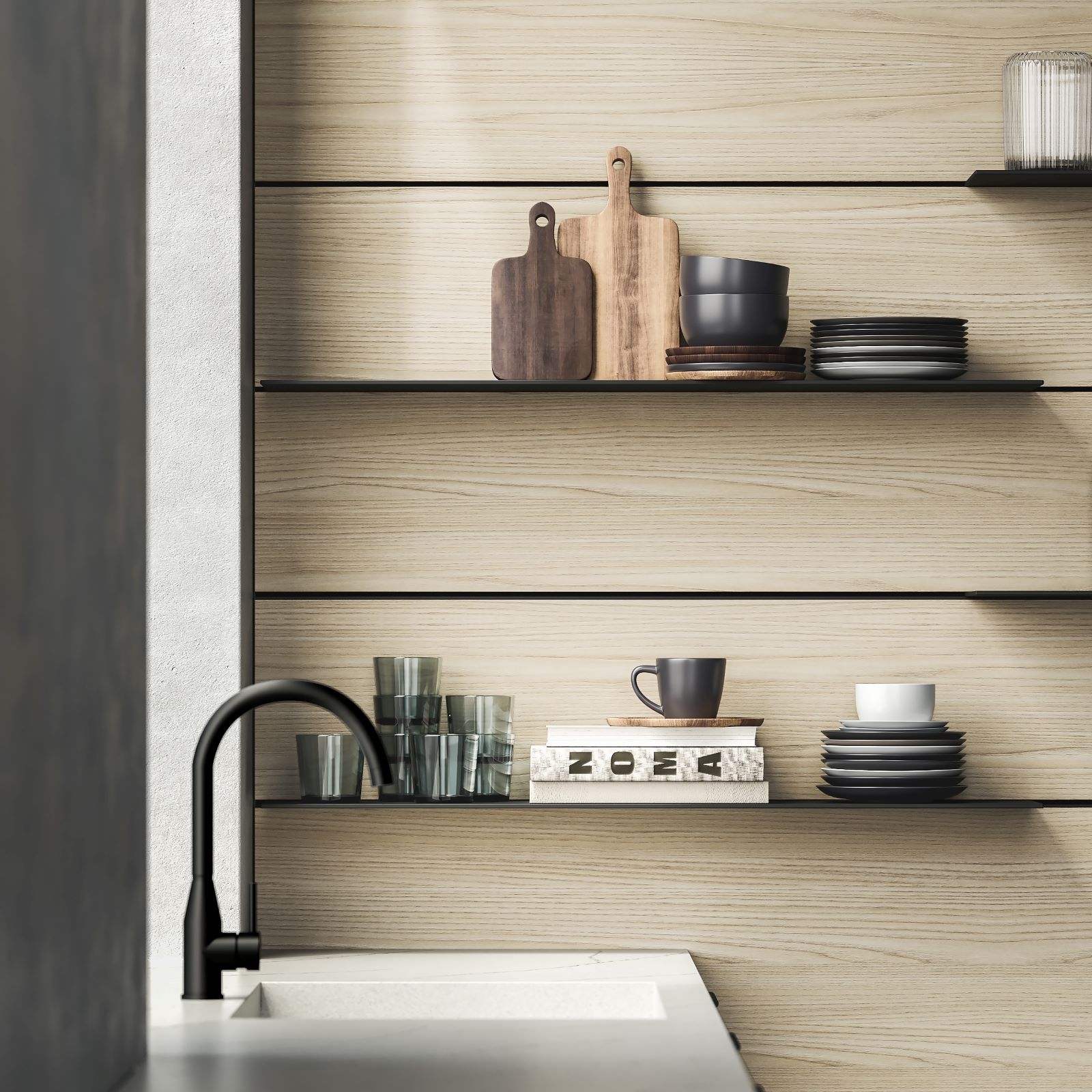 Doimo Cucine, the D20 system between functionality and conviviality