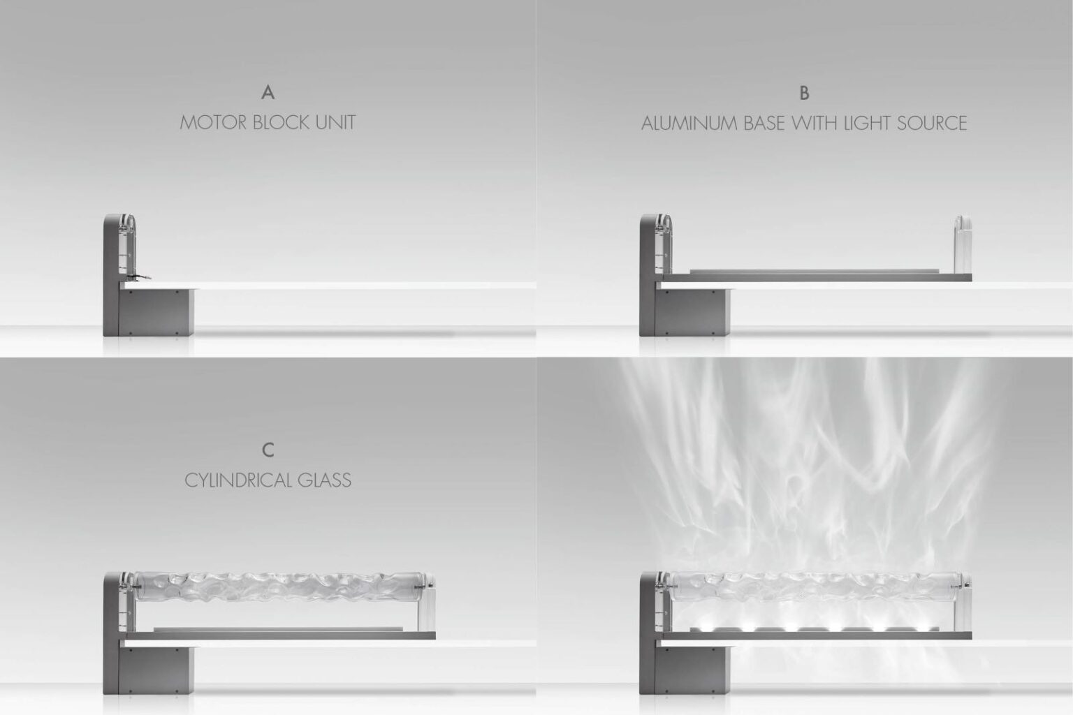 BE WATER Lamp by WAW COLLECTION: light, movement and color