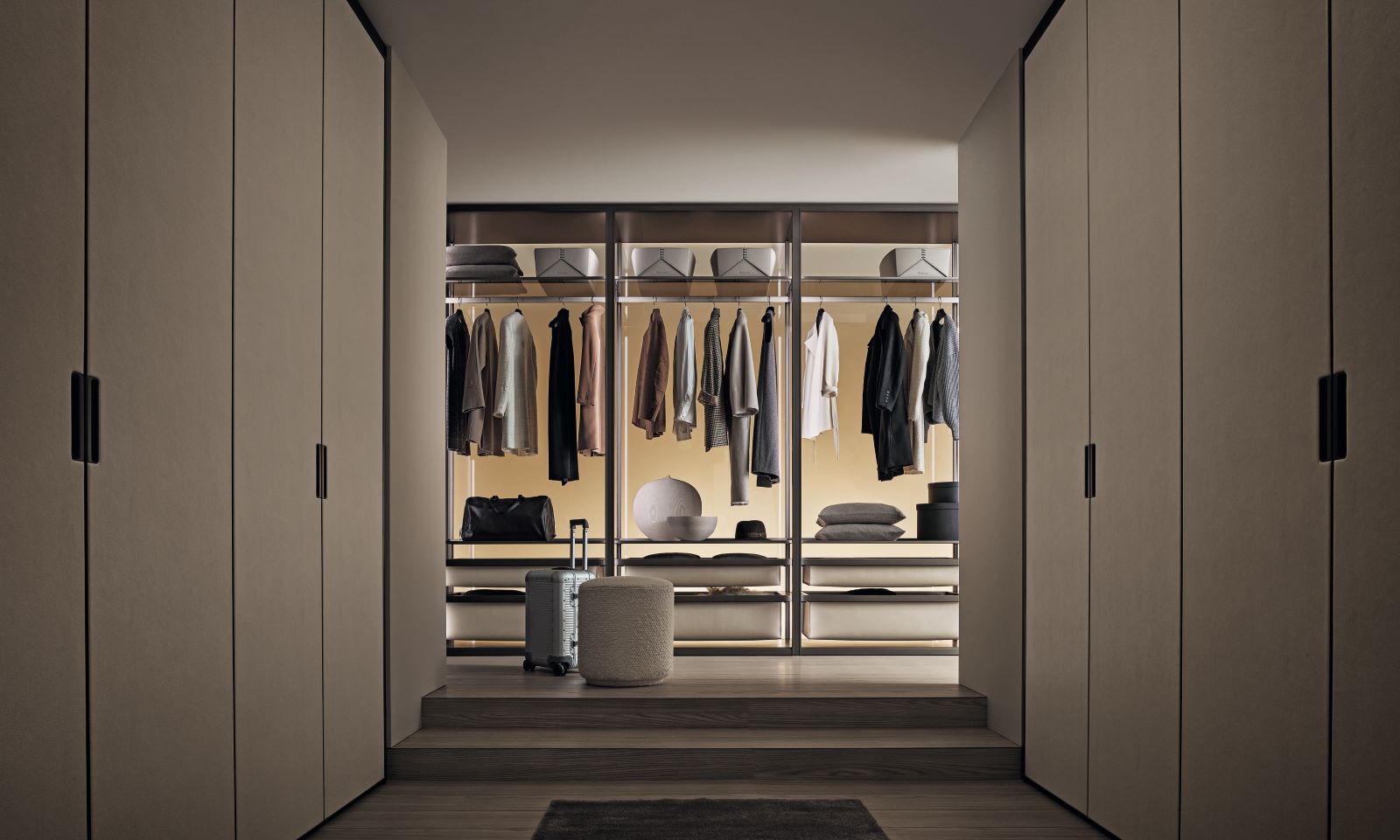Cover Open, Rimadesio presents the new open wardrobe