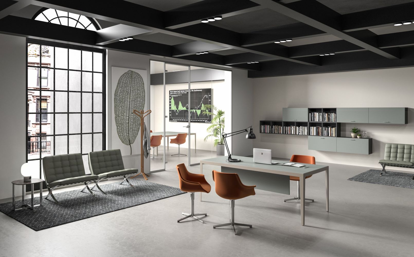 Kobe, minimal design for the new collection by Newform Ufficio