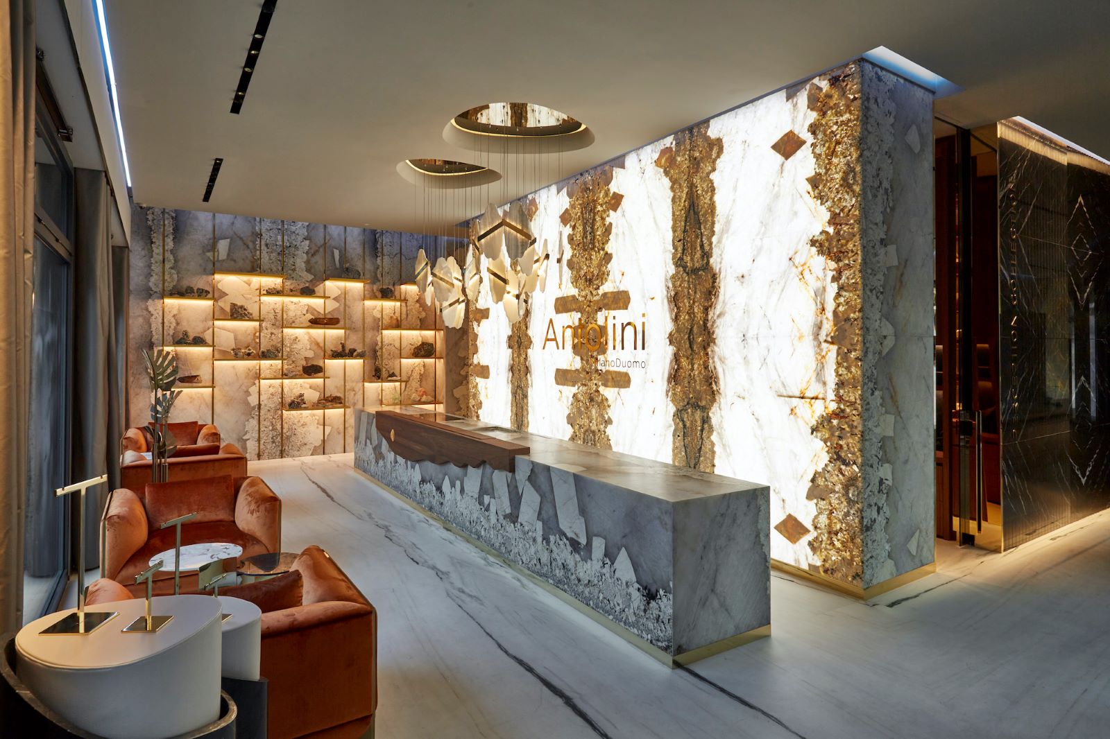 Antolini Stoneroom, the hub of marble and natural stone in Milan