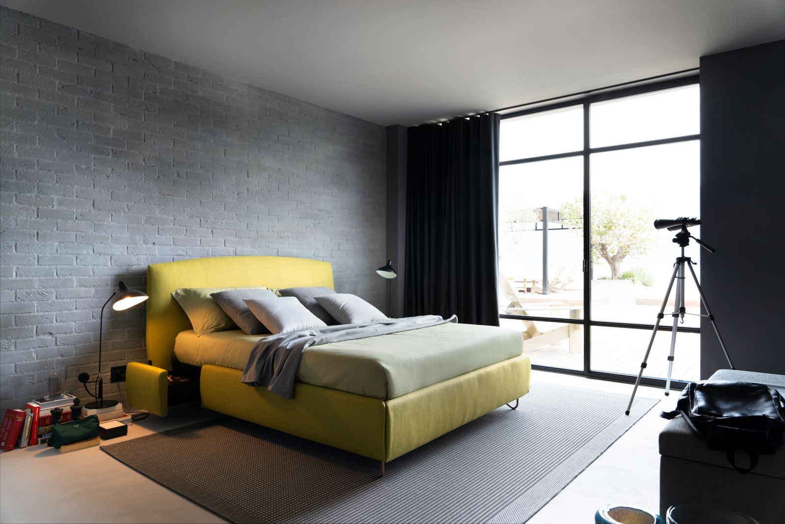 Sula, il letto PopUp® minimal di Noctis