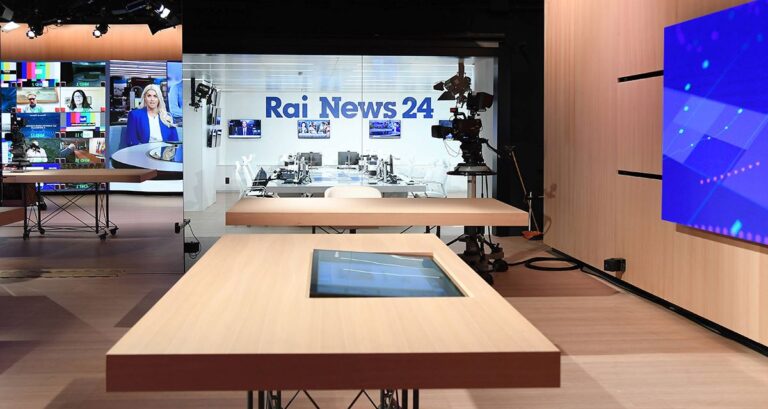 Rai News 24 television studios by Renzo Piano and Alvisi Kirimoto