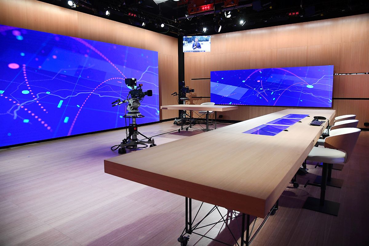 Rai News 24 television studios by Renzo Piano and Alvisi Kirimoto
