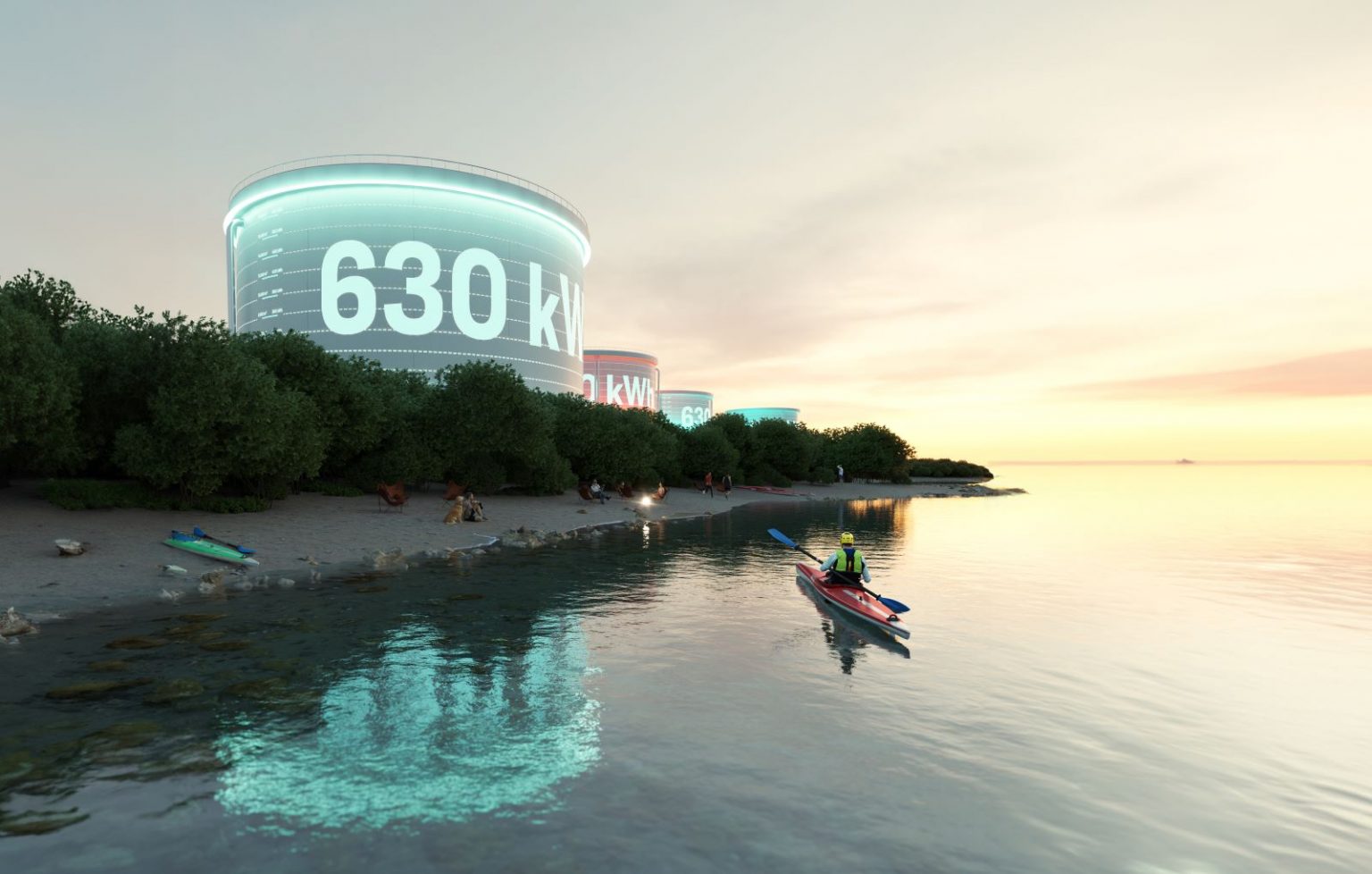 WATER BATTERIES: turning an old refinery into a clean energy park