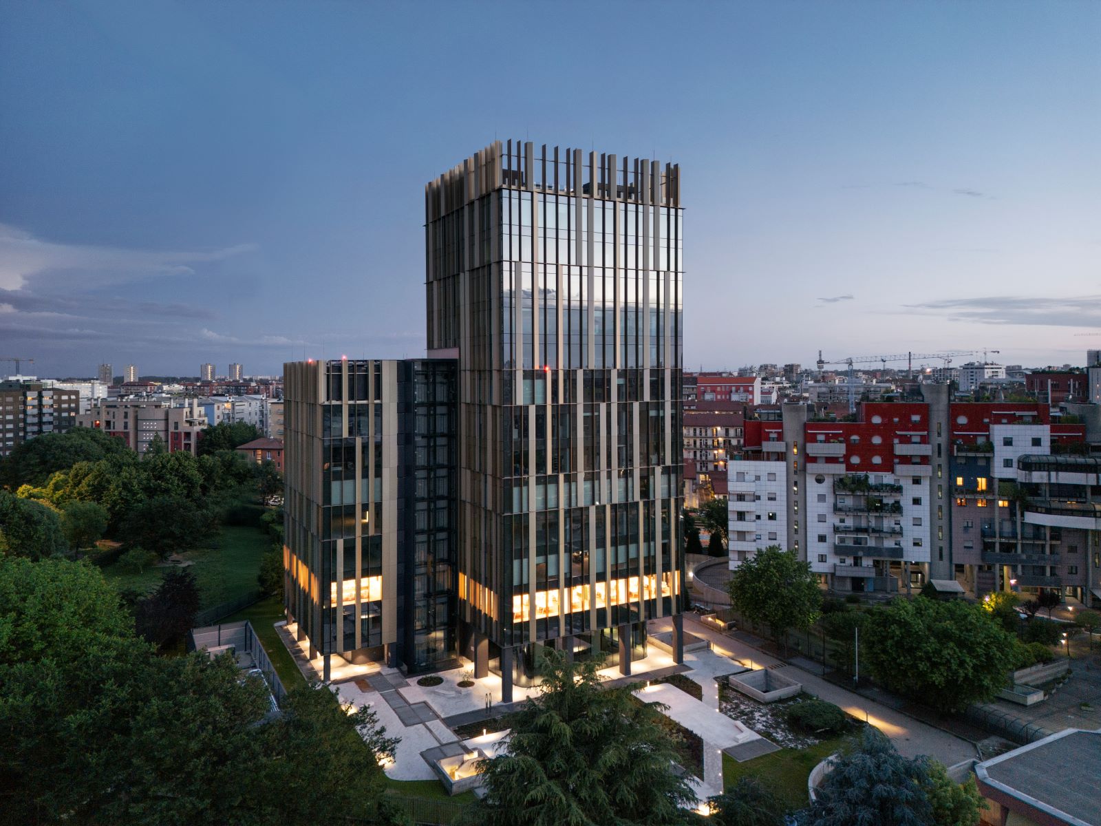 Nervesa 21, a new sustainable urban oasis in Milan