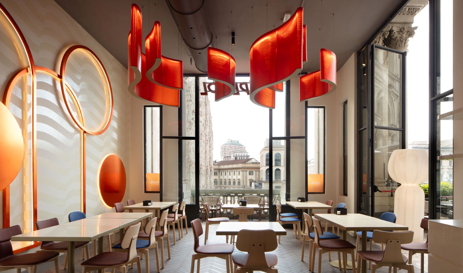 The new look of Terrazza Aperol in Piazza Duomo, Milan